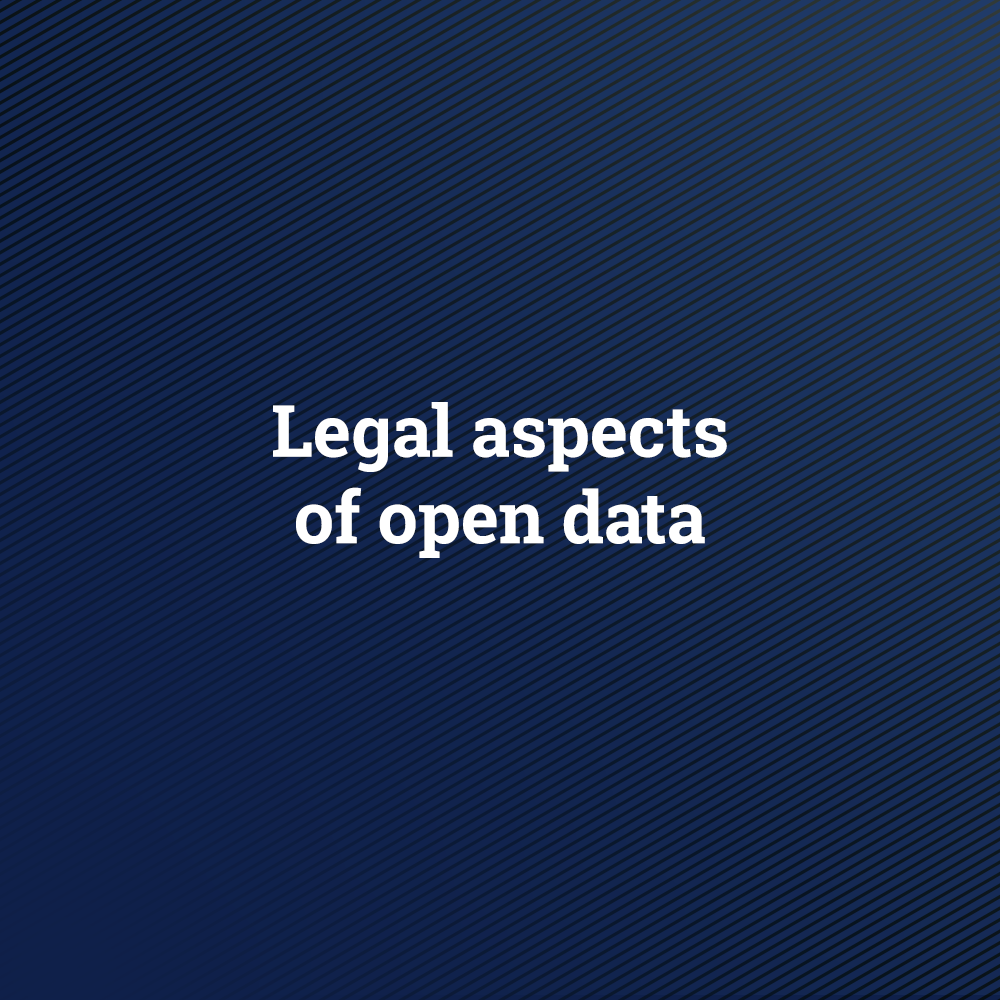 Legal aspects of open data – Stockholm University Press Blog